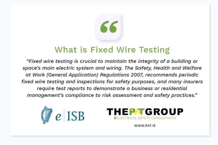 Fixed Wire Testing - Complete Explainer Guide for Irish Businesses