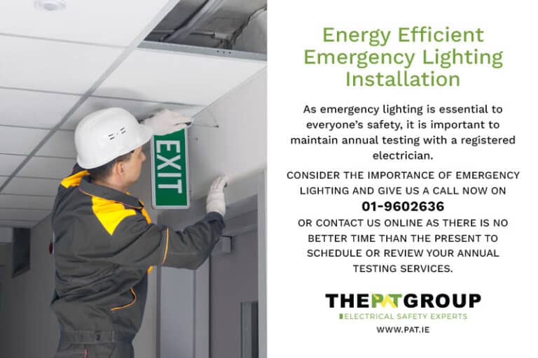 Emergency Lighting Installation | PAT Ireland